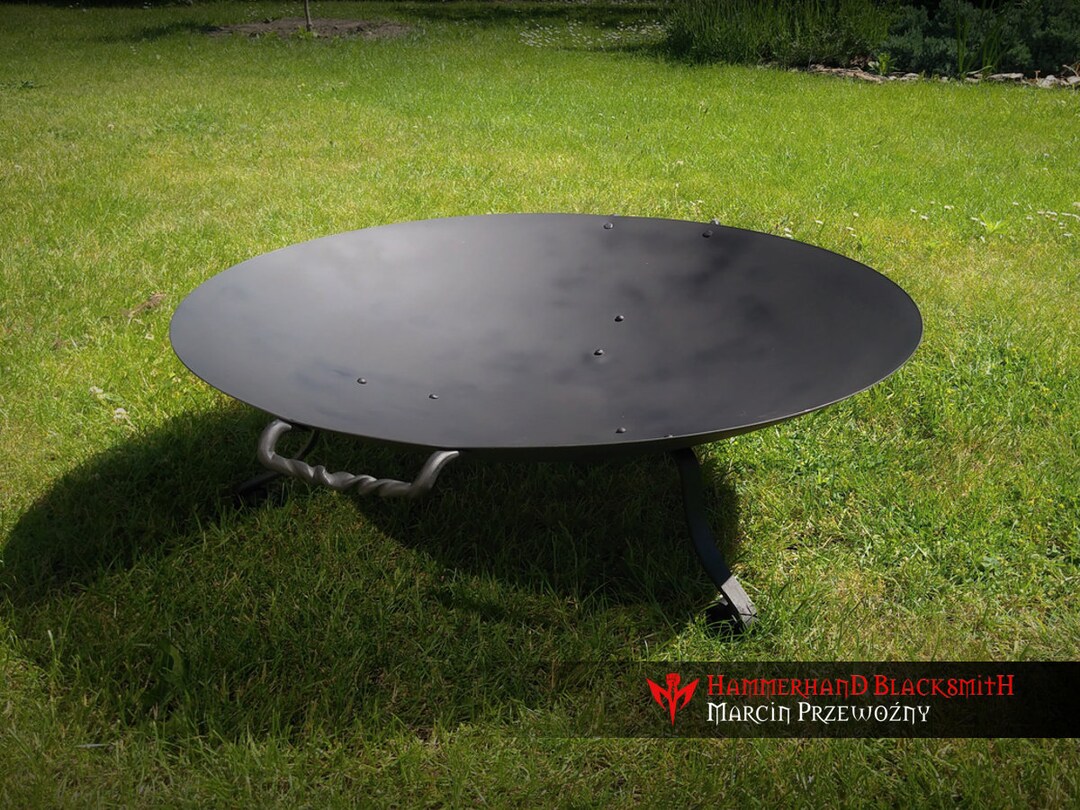 Forged Fire Bowl Medieval Style Barbecue Accessories, Steel - Etsy