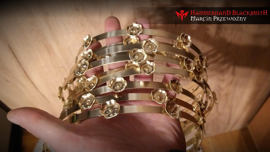 Medieval Diadem / Circlet / Coronet / Tiara, Based on a Find From ...