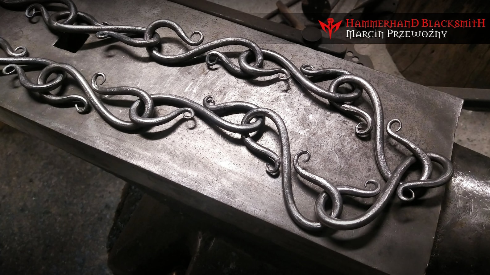 Hand Forged Chain, Medieval, Chain, Iron Chain, Plant Hanger, Lamp ...