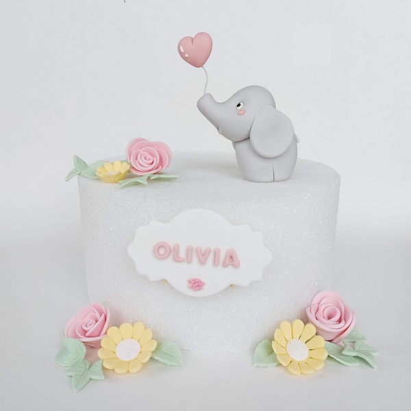 Fondant Elephant - Etsy