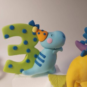 Dinosaur Cake Topper - Dinosaur Party - Dino Cake Topper - Edible ...