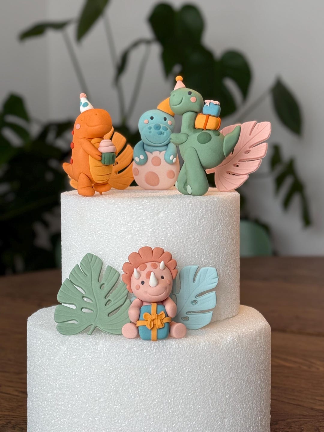 Dinosaur Cake Topper - Dinosaur Party - Dino Cake Topper - Edible ...