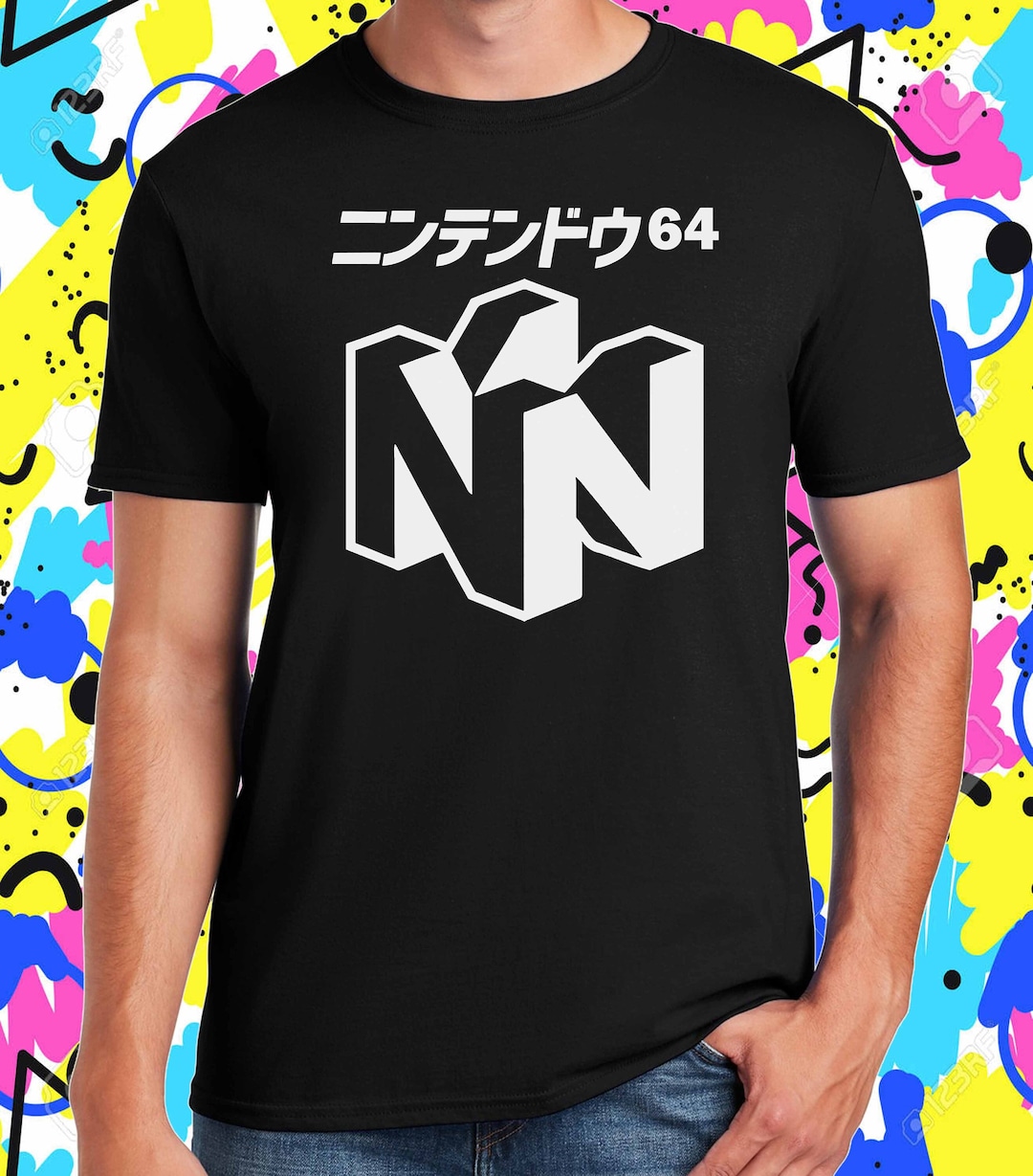 Nintendo 64 N64 Shirt Japanese Font - Etsy