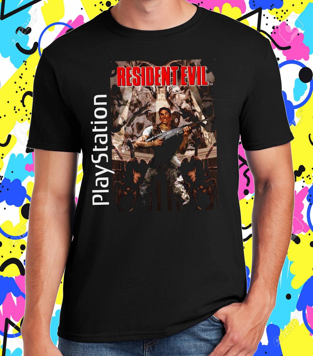 Resident Evil Shirt PS1 - Etsy