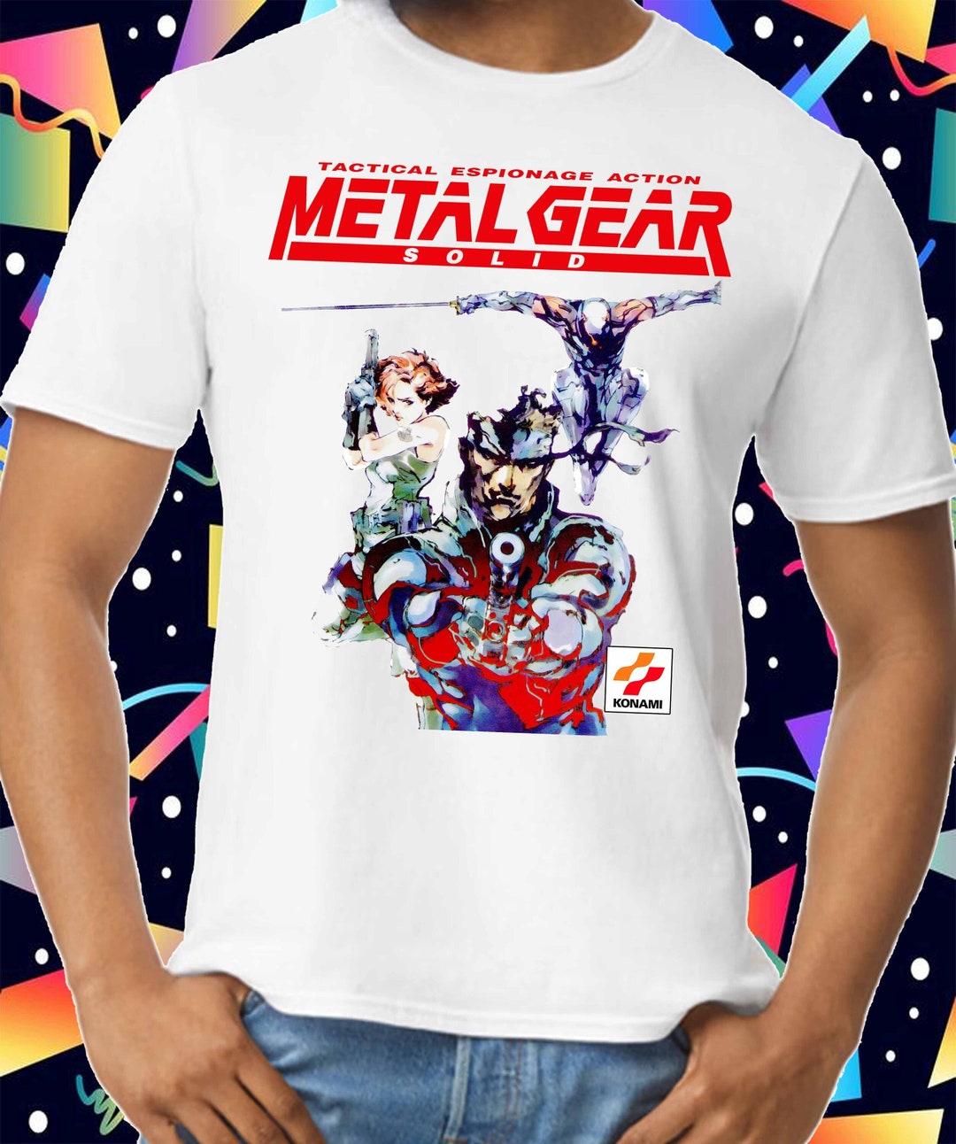 Metal Gear Solid Shirt Ps1 Playstation Art - Etsy
