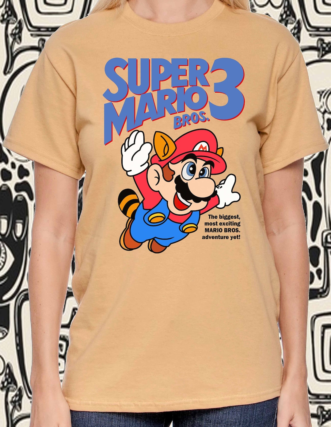 Super Mario Bros 3 NES Box Shirt - Etsy