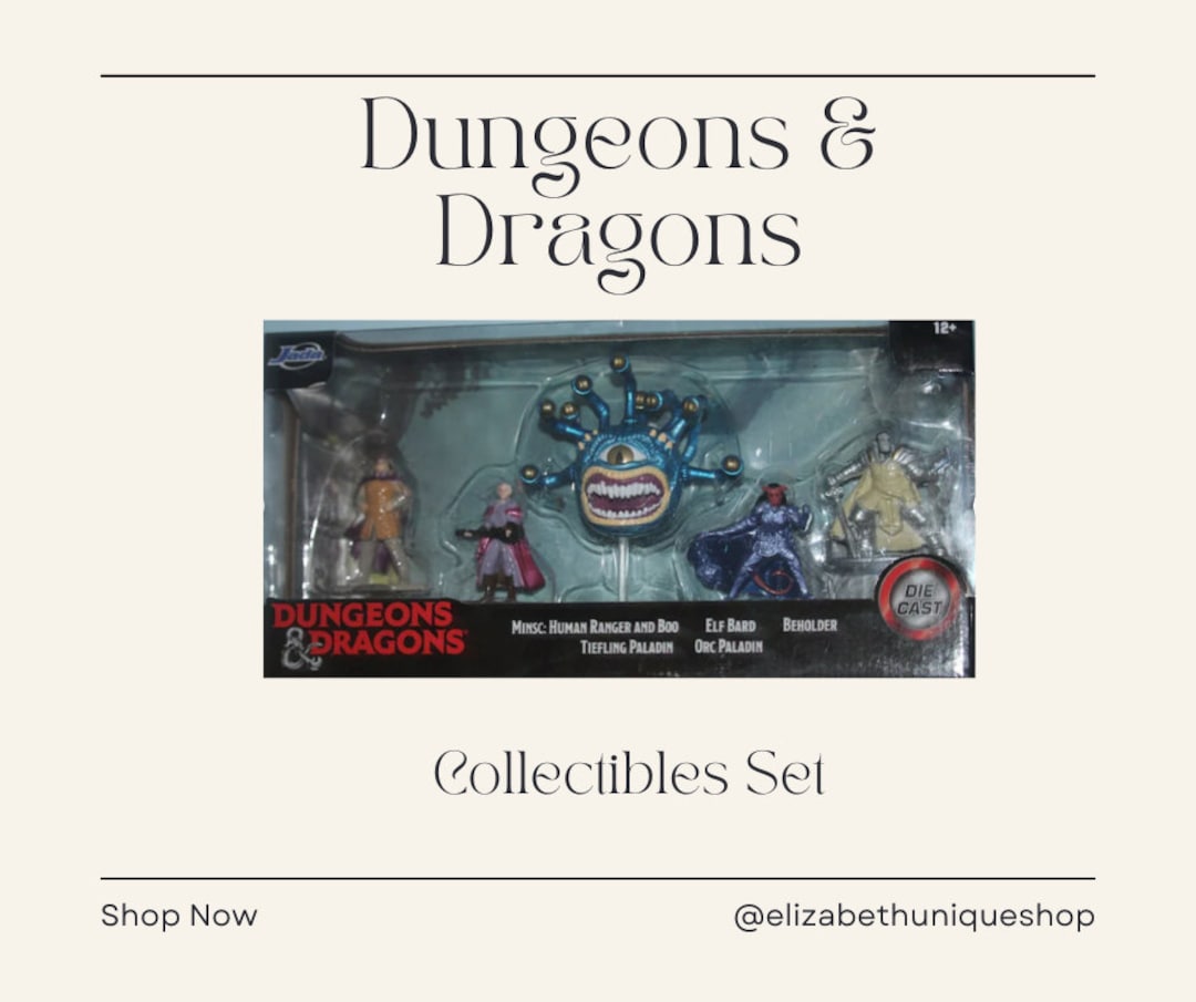 New Jada Toys: Dungeons & Dragons Action Figures Set - Etsy
