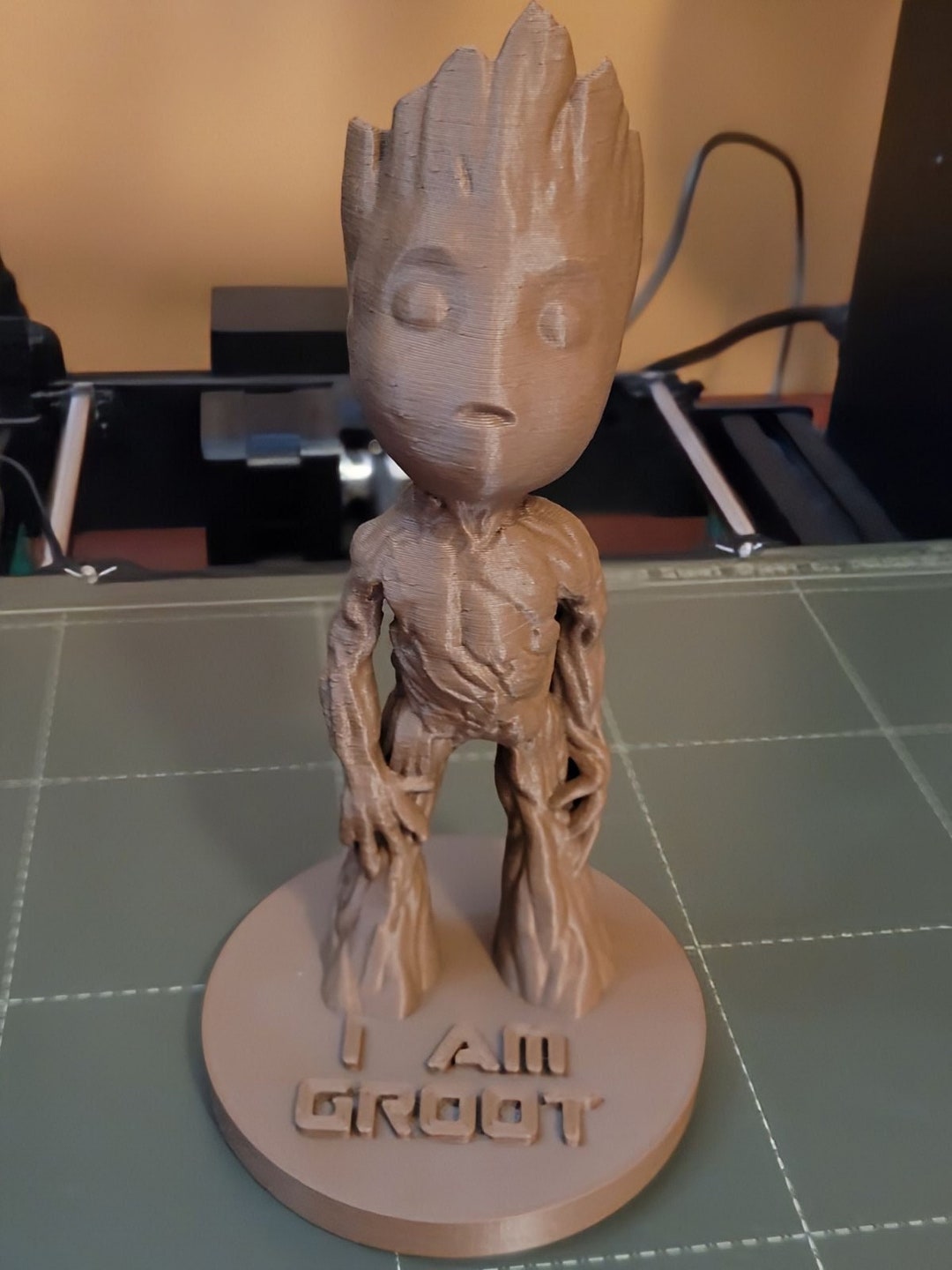 Marvel 3D Printed Baby Groot With i Am Groot Sign - Etsy