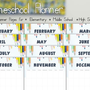 Homeschool Planner | Homeschool Printable | Homeschool Schedule ...