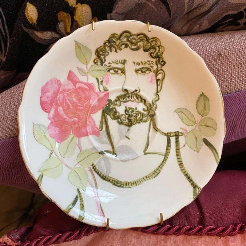 Ceramic Wall Plates Love - Etsy UK