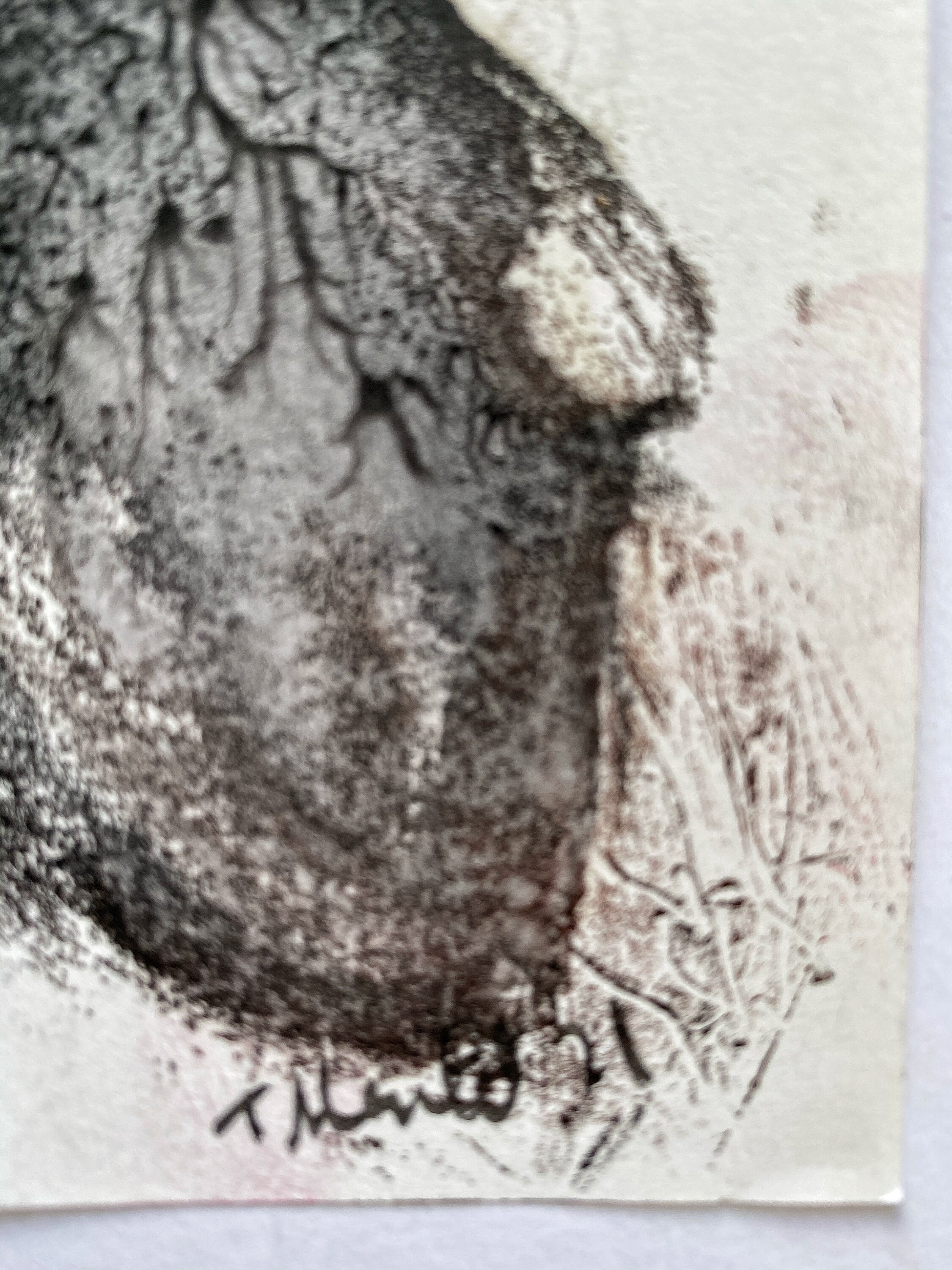 Original Signed Oil Monotype Portrait Male Painting - Etsy UK