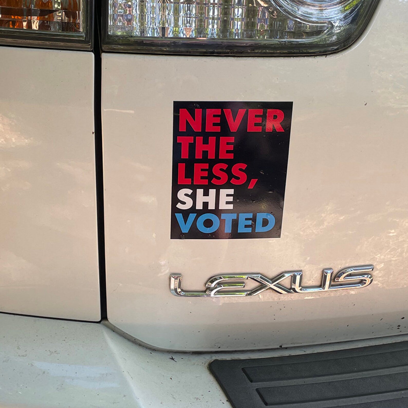 Nevertheless, She Voted Removable Vinyl Sticker. - Etsy
