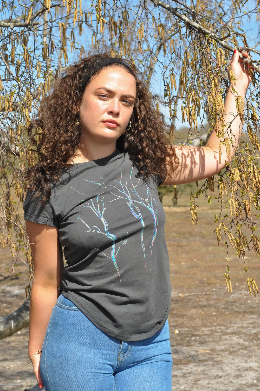 Three Women Tshirt , 100% Organic Cotton, Eco Friendly Inks, Tree ...