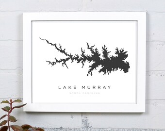 Lake Murray Outline - Etsy Australia