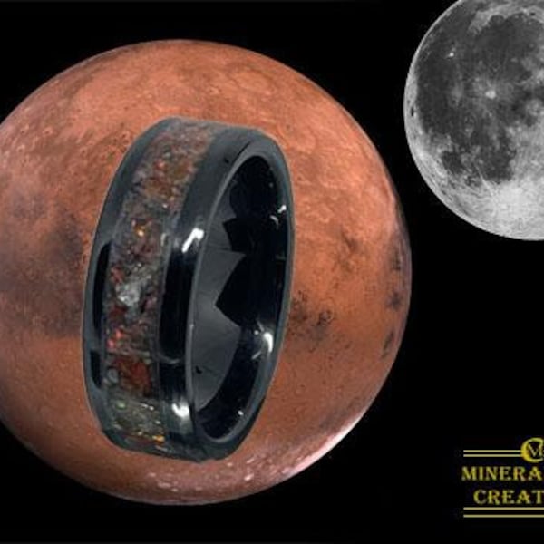 Mens Moon Rock Ring - Etsy