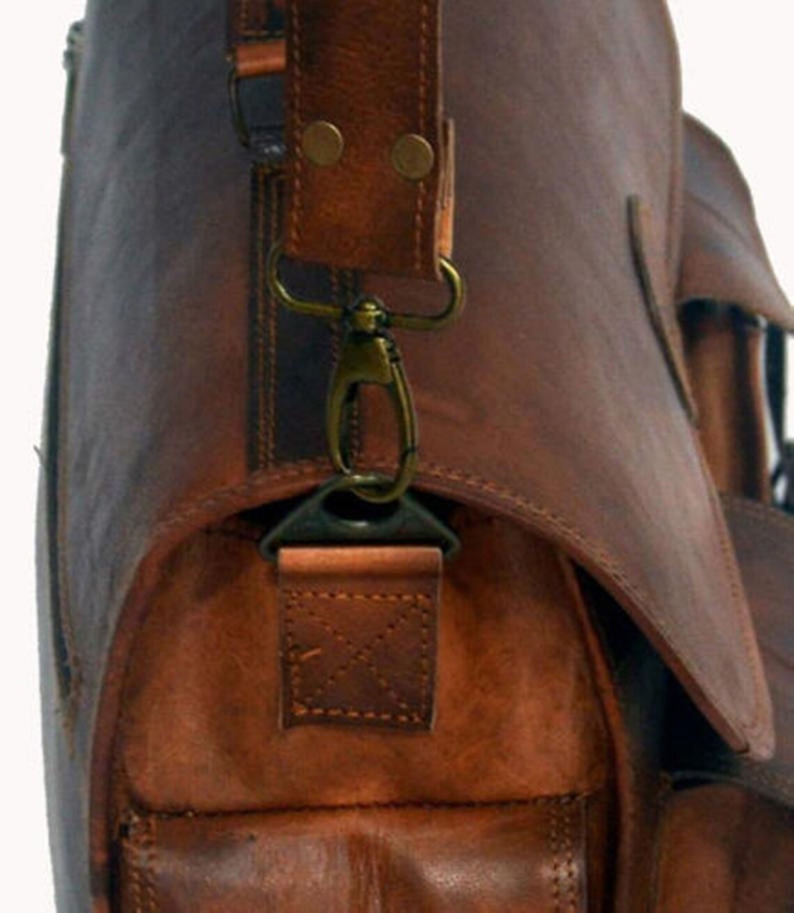 Leather Messenger Bag Men Leather Bags Men Laptop Bag Leather | Etsy