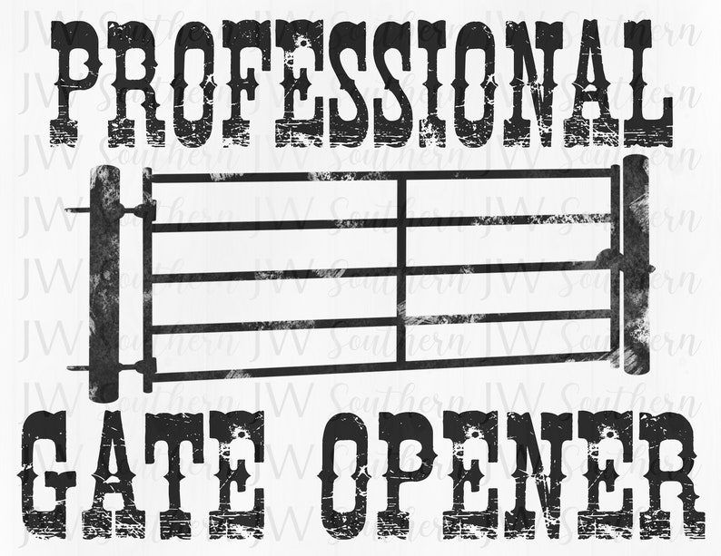 Professional Gate Opener PNG - Instant Digital Download - Etsy