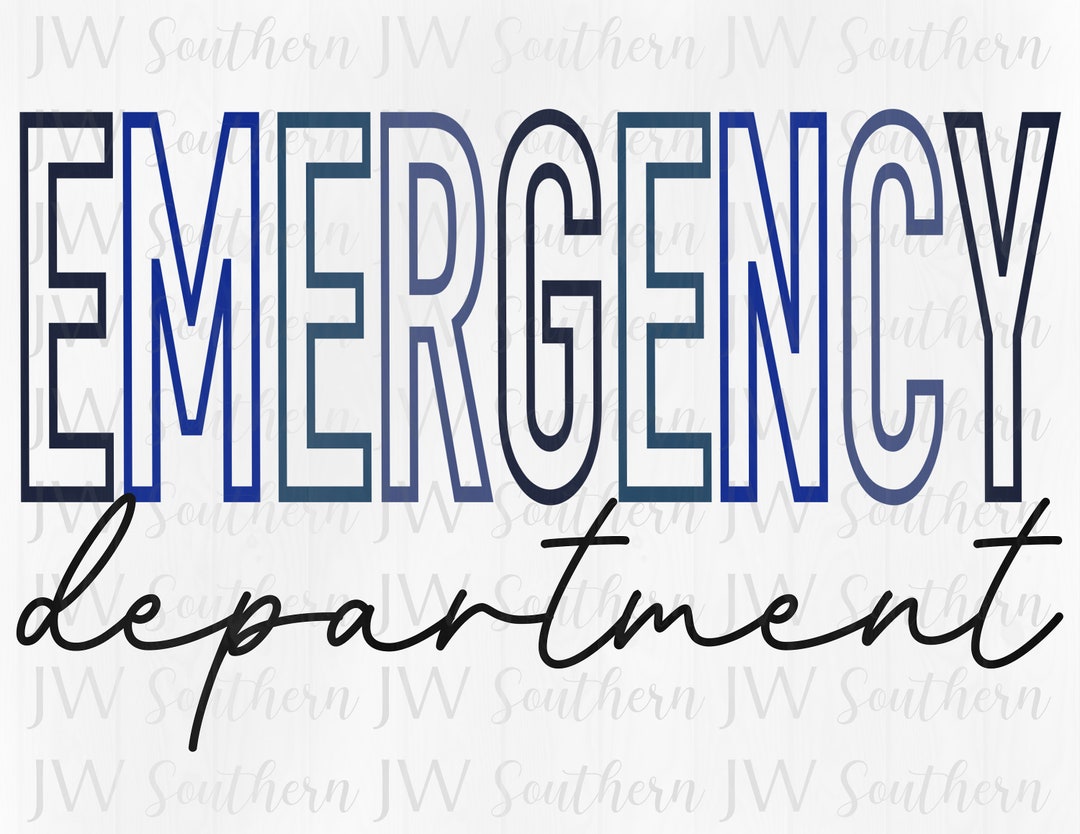 Emergency Department PNG - Instant Digital Download - Etsy