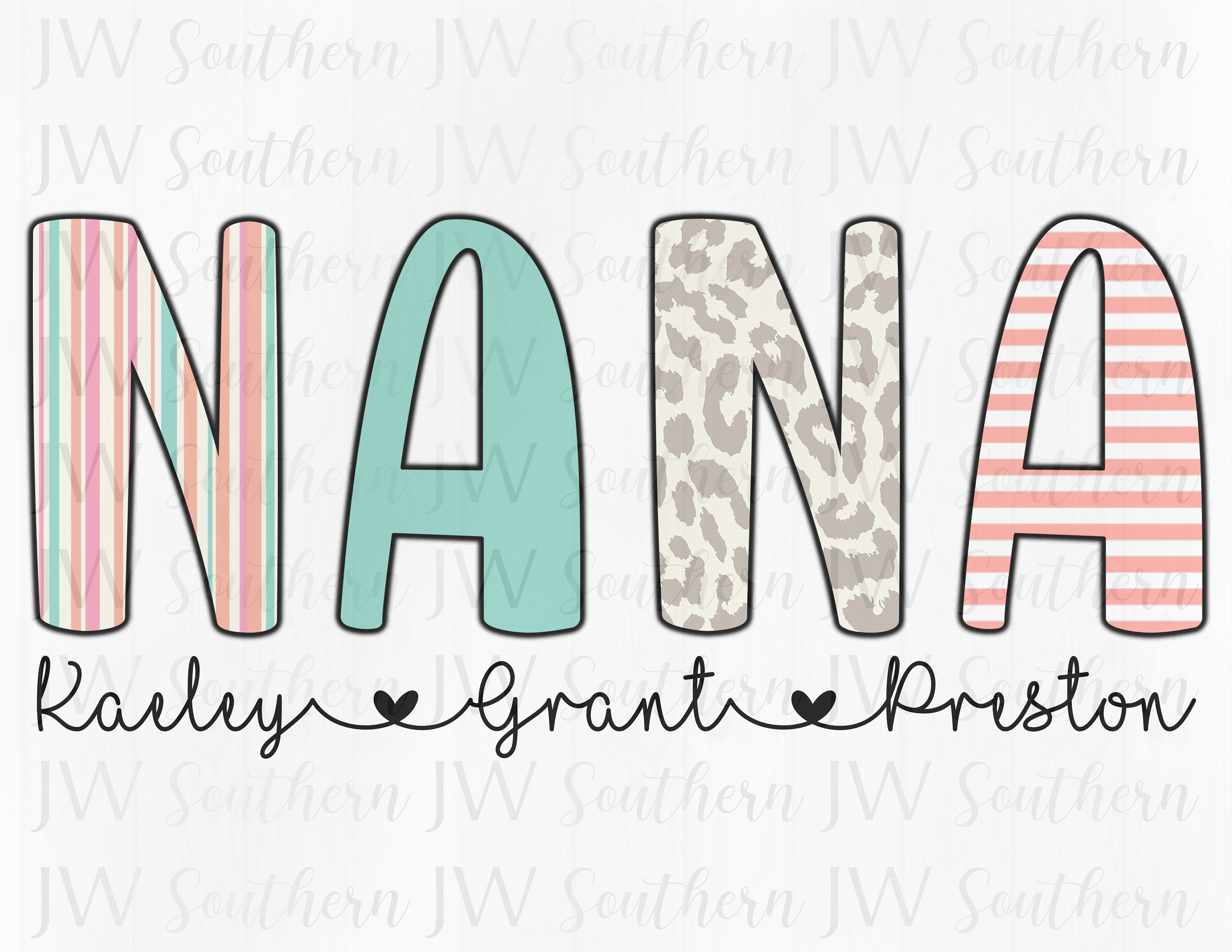 Personalized Nana PNG - Etsy