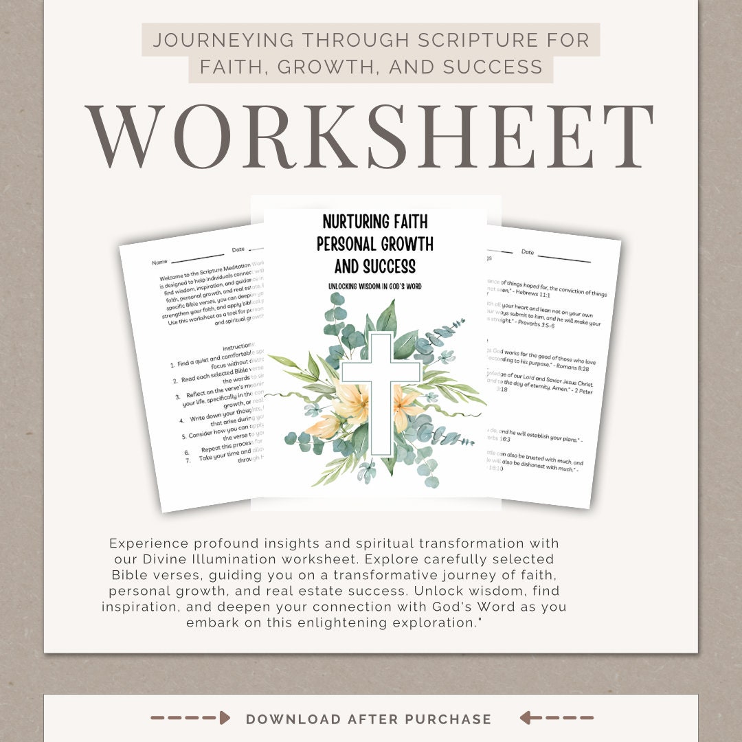 Printable Bible Study Worksheet, Bible Study Tools, Scripture Study ...