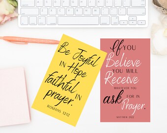 Scripture Coloring Cards Scripture Memory Verses Mini - Etsy