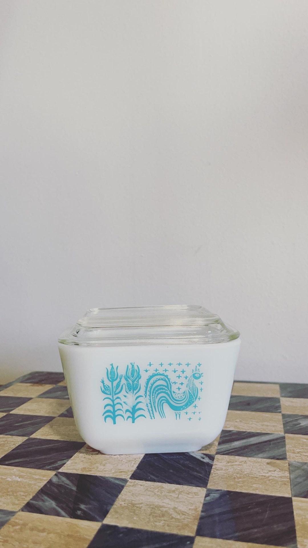 Vintage Pyrex Amish Butterprint Pattern Refrigerator Dish With Lid #501 ...