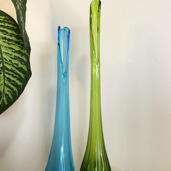 Tall Blue Floor Vase - Etsy