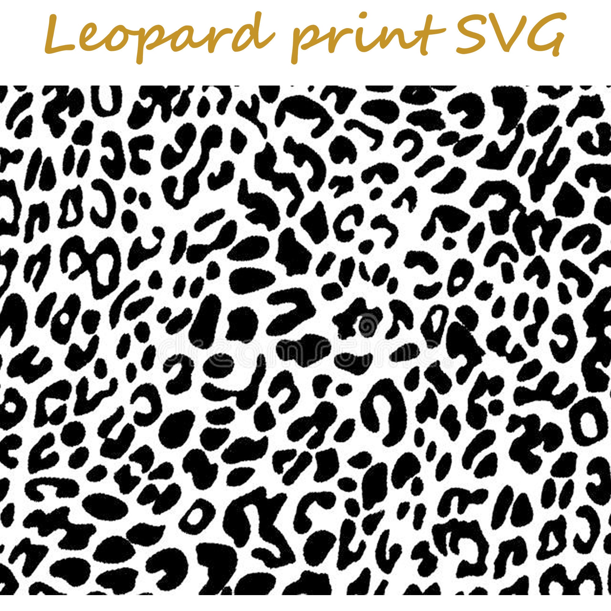 Leopard Print SVG, Cheetah Print SVG, Animal Print SVG, Leopard Pattern ...