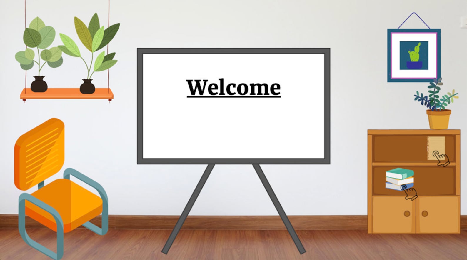 Bitmoji Classroom With Plant and Bookcase Fully Editable Powerpoint - Etsy