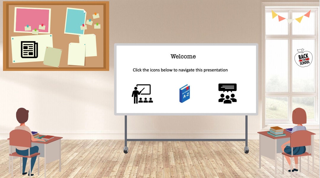 Back to School Bitmoji Classroom/distance Learning - Etsy