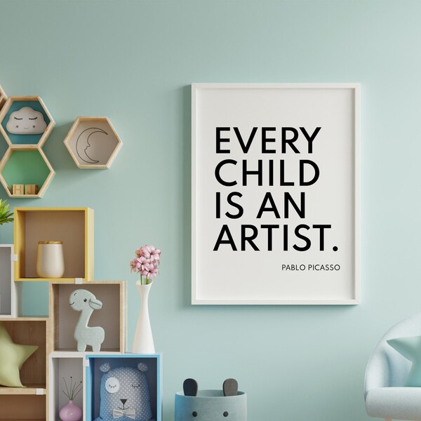 Every Child is an Artist - Etsy