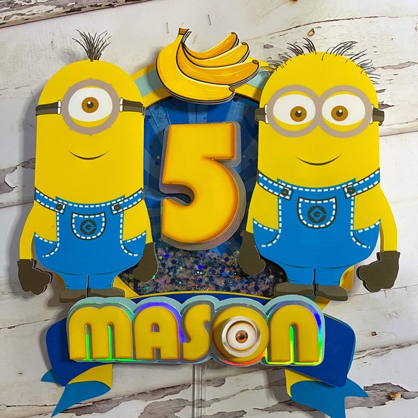 Minion Cake Topper - Etsy