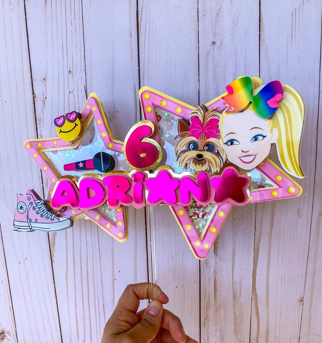 Jojo Siwa Birthday, Jojo Siwa Party, Jojo Siwa, Cake Topper, Party ...