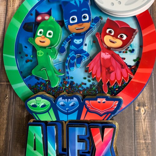 PJ Masks Cake Topper - Etsy