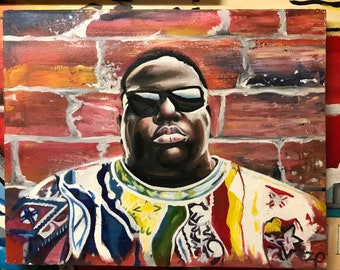 Notorious BIG Biggie Smalls Painting - Etsy