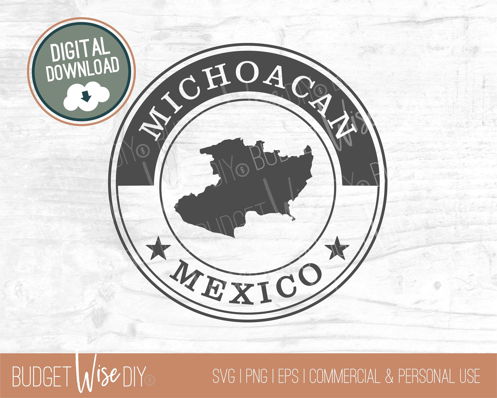 Michoacan Mexico PNG Tshirt Vinyl Print File Cricut Digital File Cut ...