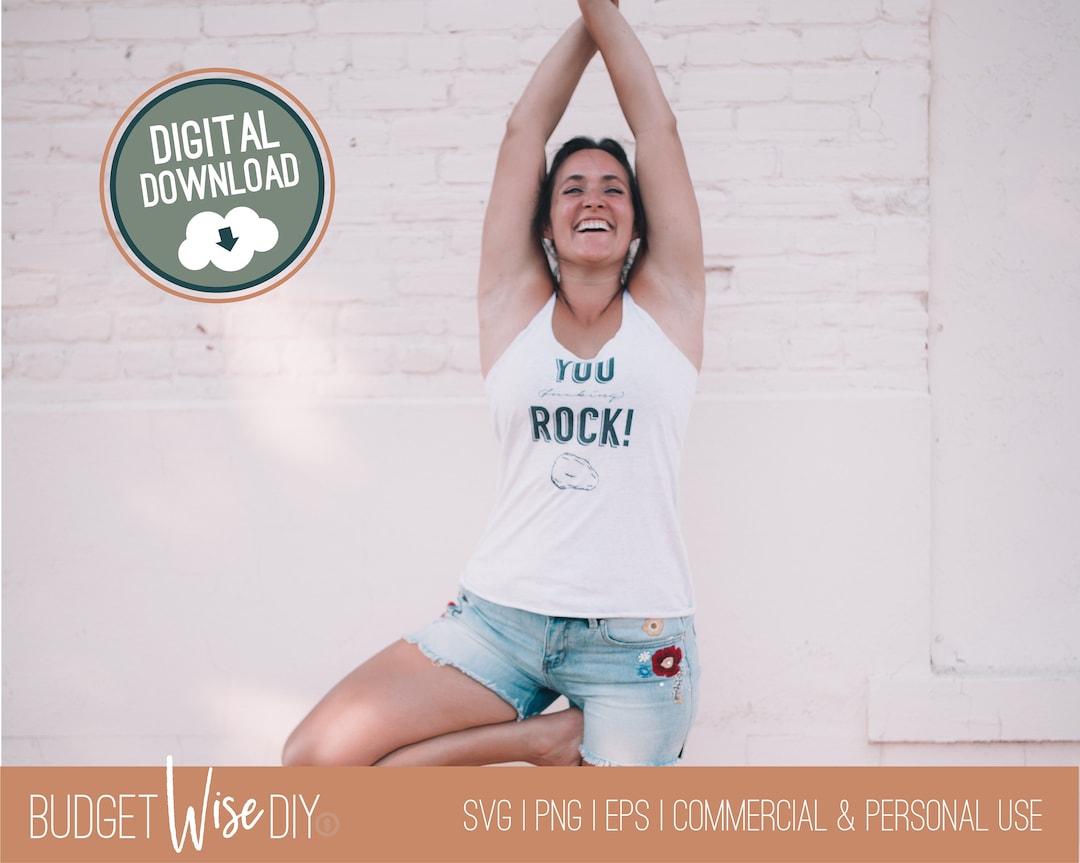 You FN Rock SVG - You Rock SVG - Funny Cut File - Cricut - Digital File ...