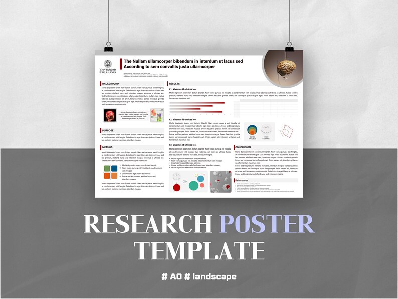 Research Poster Template | A0 Landscape | Scientific Conference ...