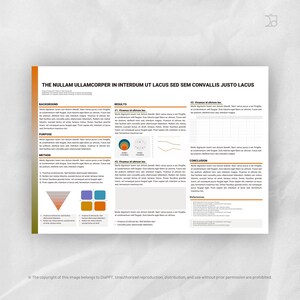 Research Poster Template A0 Landscape Scientific Conference Academic ...