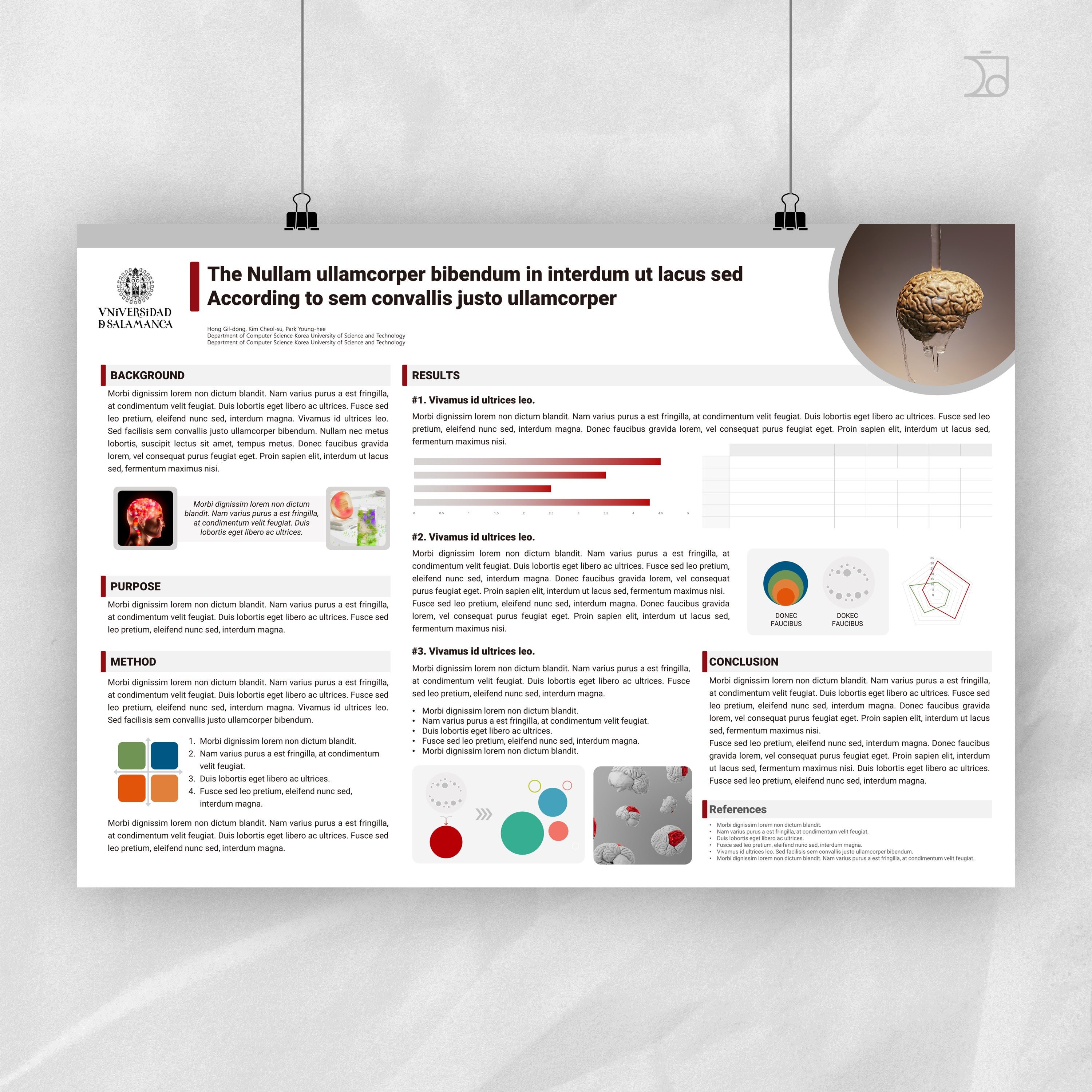 Research Poster Template A0 Landscape Scientific Conference Academic ...