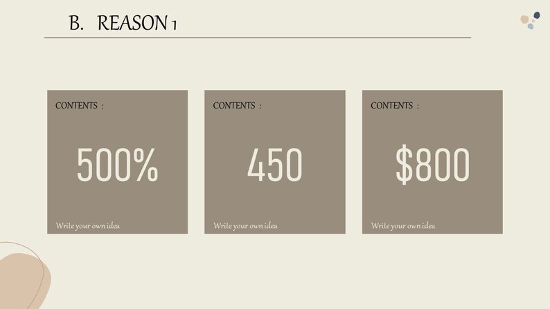 Simple Brown Powerpoint Template - Etsy