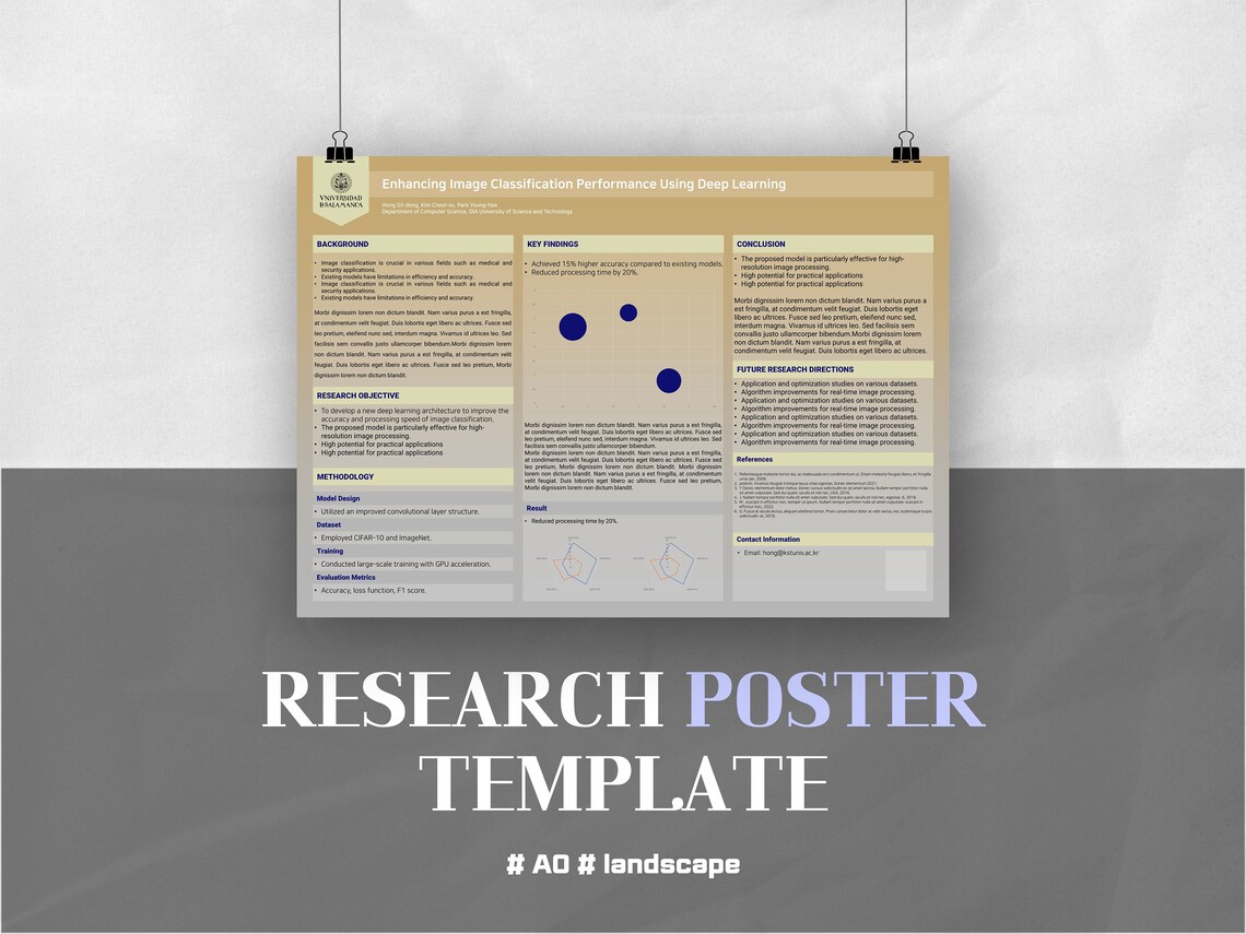 Research Poster Template | A0 Landscape | Scientific Conference ...