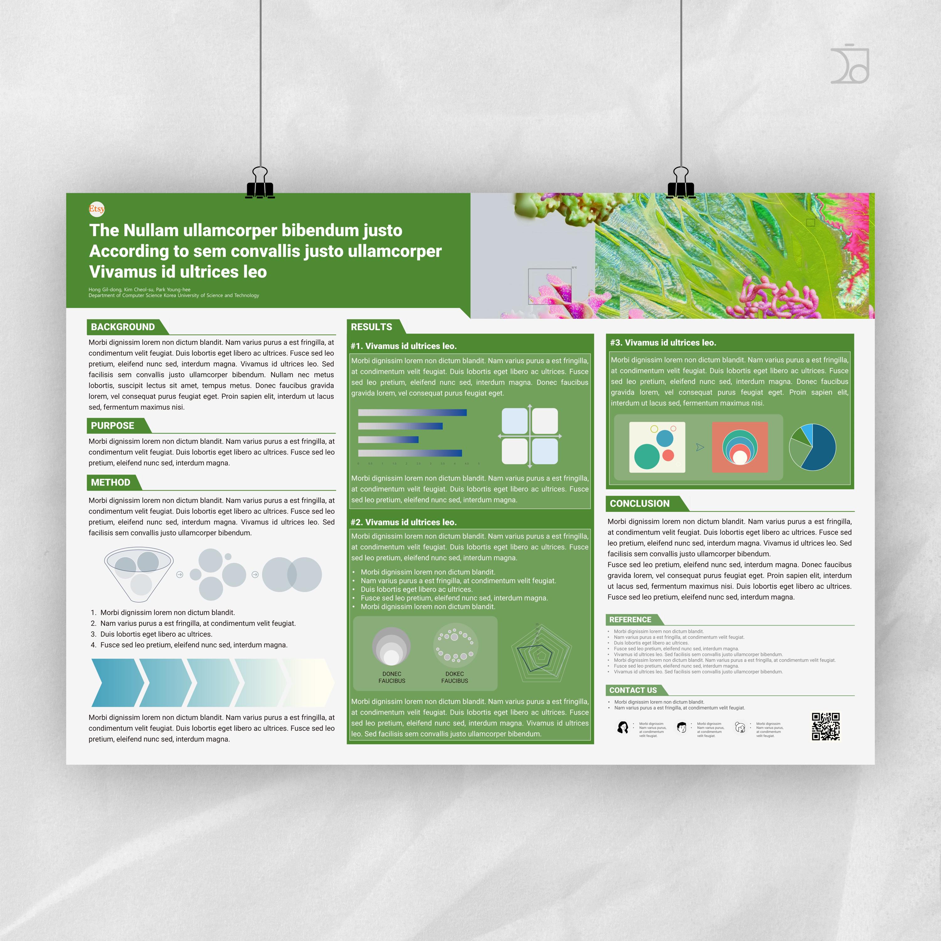 Research Poster Template A0 Landscape Scientific Conference Academic ...