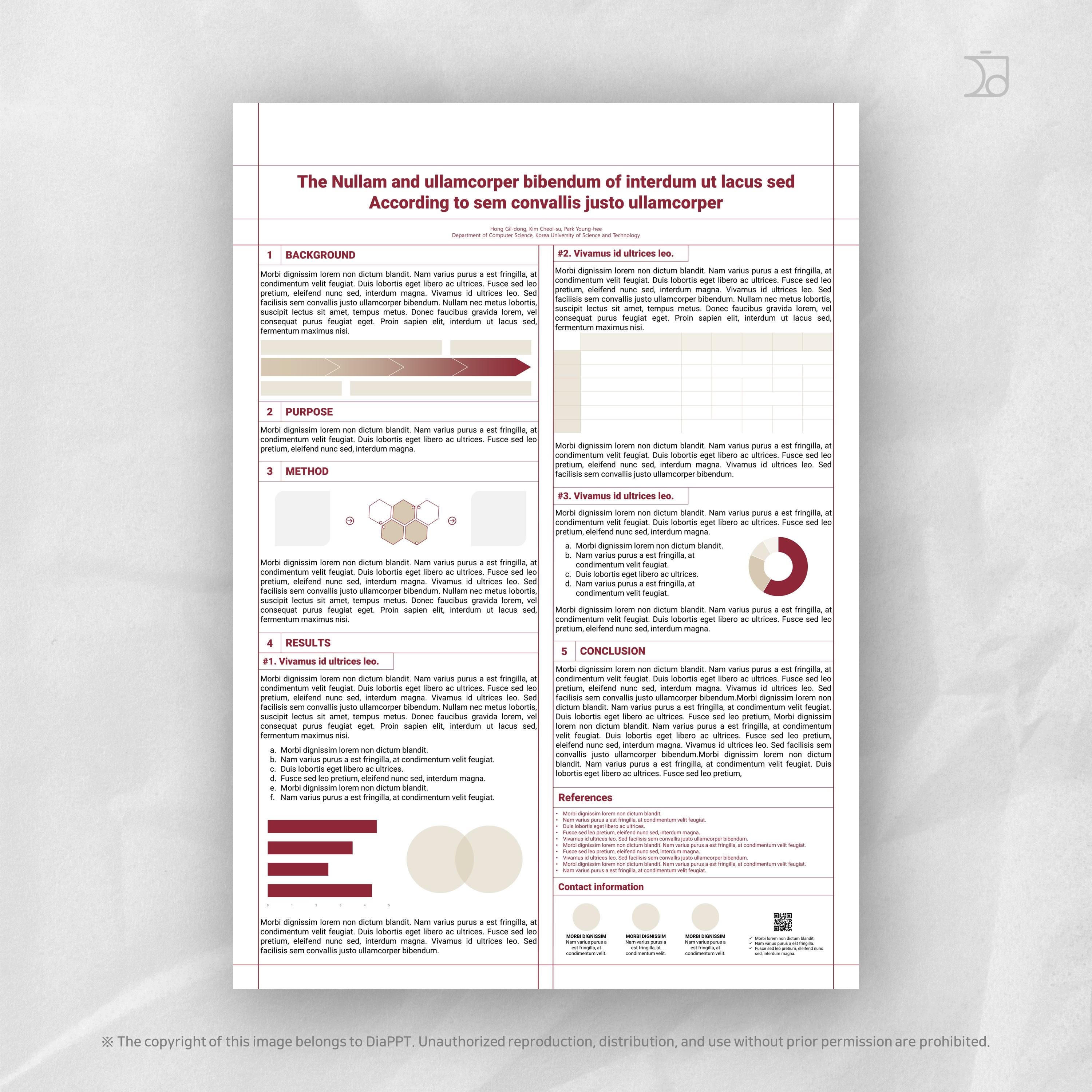 Research Poster Template A0 Portrait Scientific Conference Academic ...