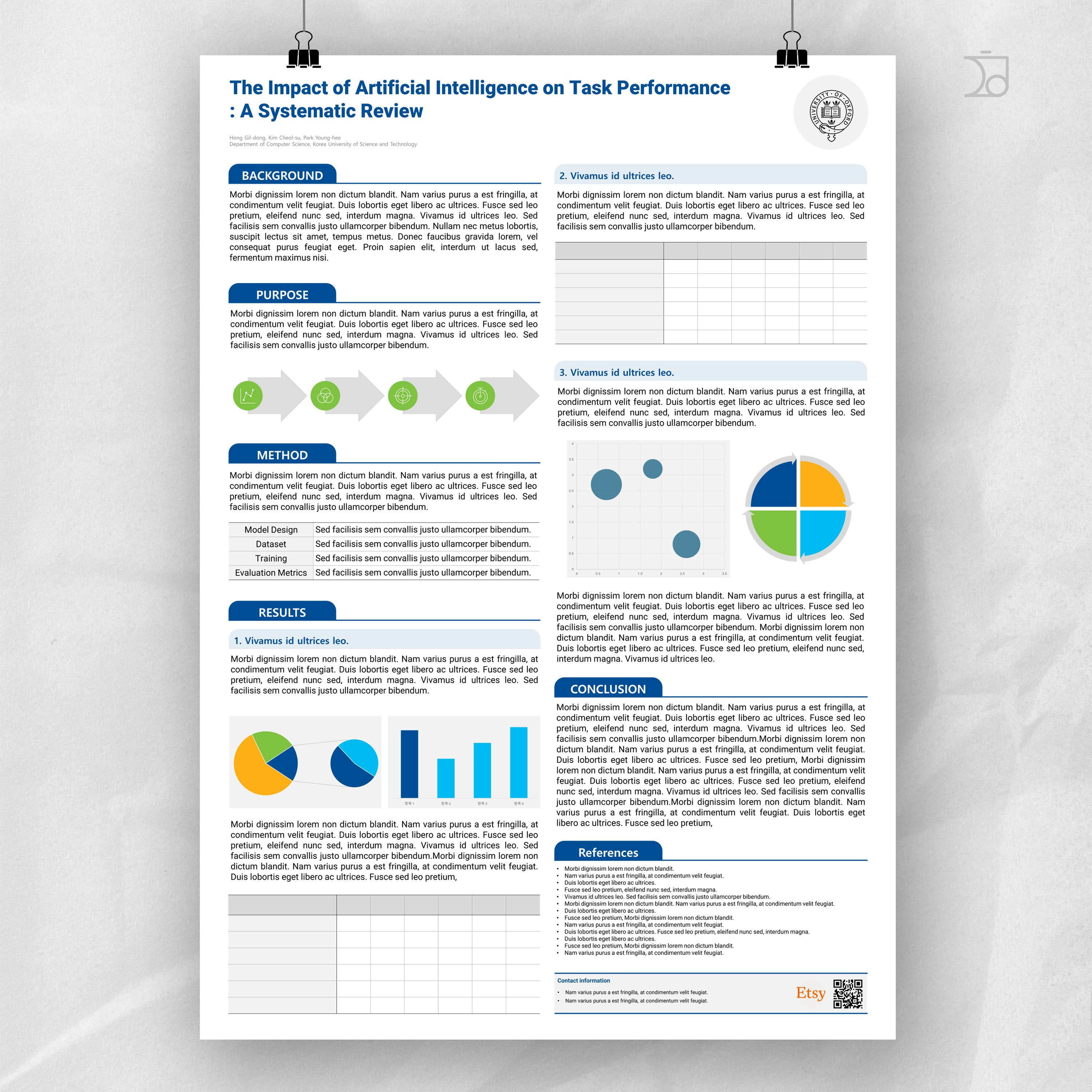 Research Poster Template | A0 Portrait | Scientific Conference ...