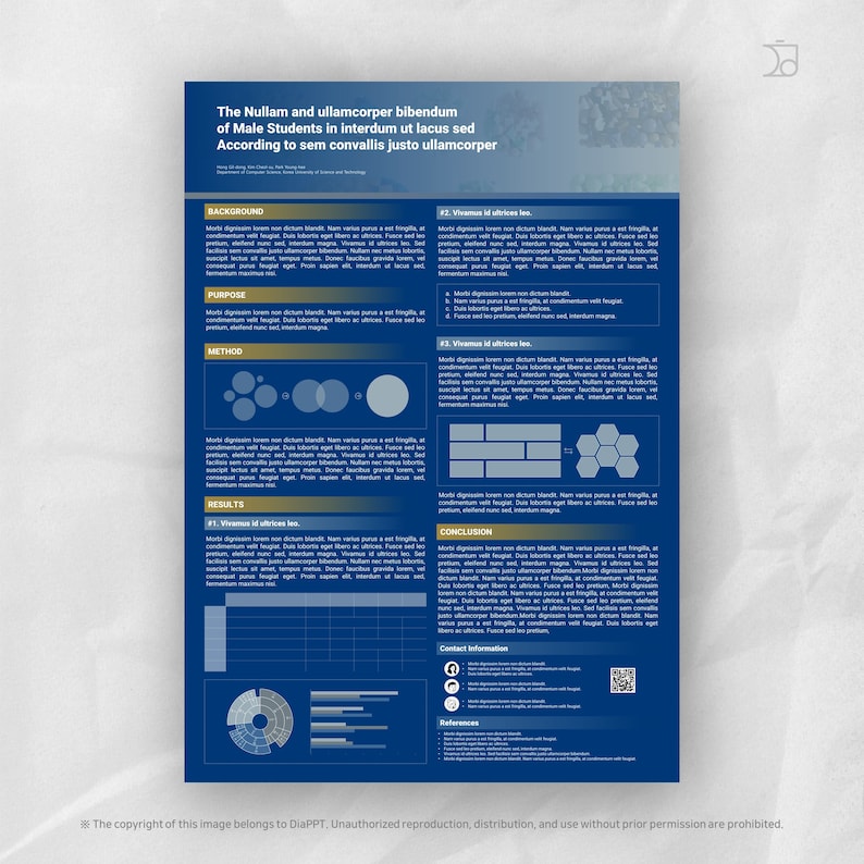 Research Poster Template A0 Portrait Scientific Conference Academic ...