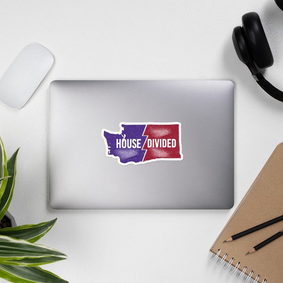 Washington House Divided Laptop Sticker/Decal | Etsy México