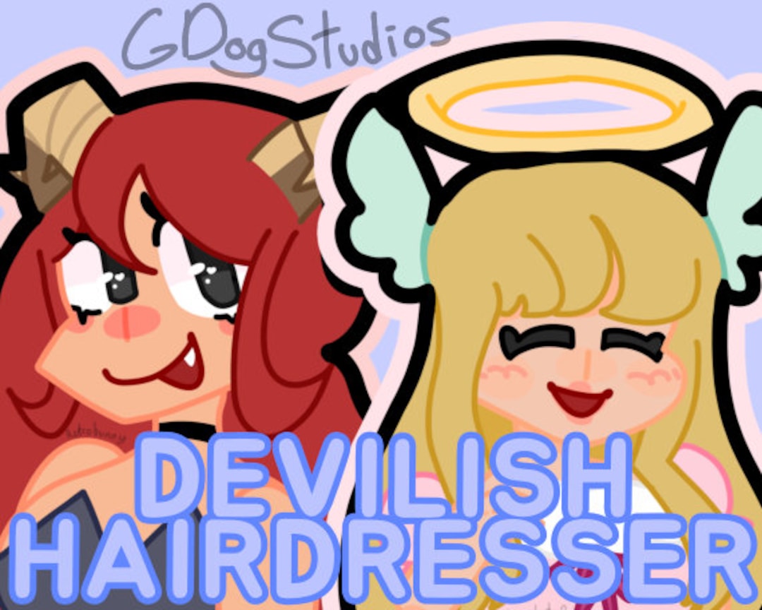 Devilish Hairdresser Pins - Etsy