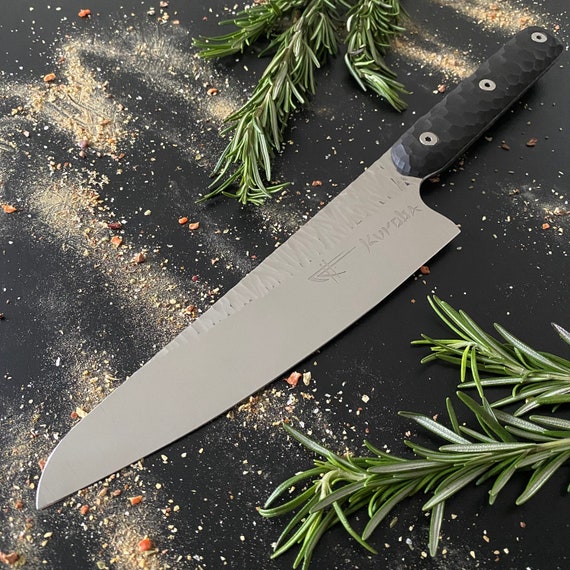 Universal chef knife hand forged knife kitchen knife cooking | Etsy