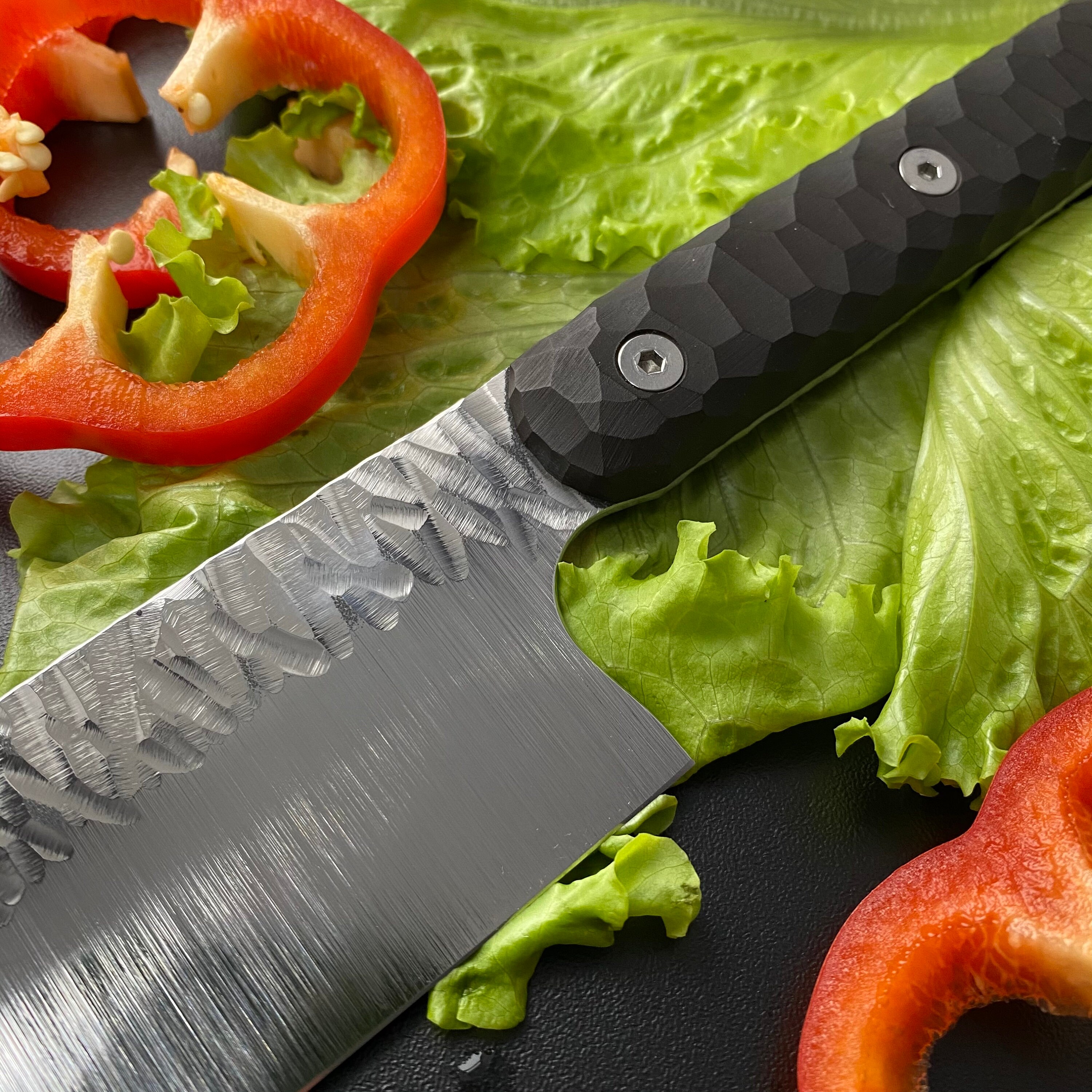 SALE handmade chef knife santoku hand forged knife kitchen | Etsy